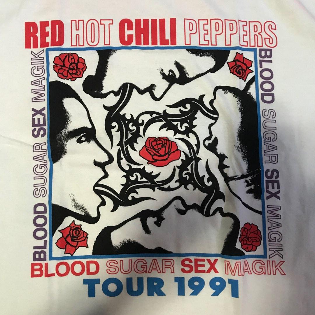 Vintage Artwork 1991 Red Hot Chili Peppers Blood Sugar Sex Magik Tour ...