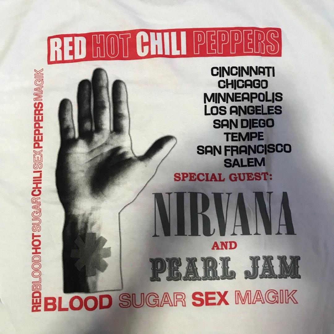 Vintage Artwork 1991 Red Hot Chili Peppers Blood Sugar Sex Magik Tour ...