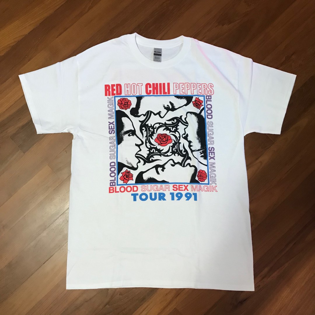 Vintage Artwork 1991 Red Hot Chili Peppers Blood Sugar Sex Magik Tour ...