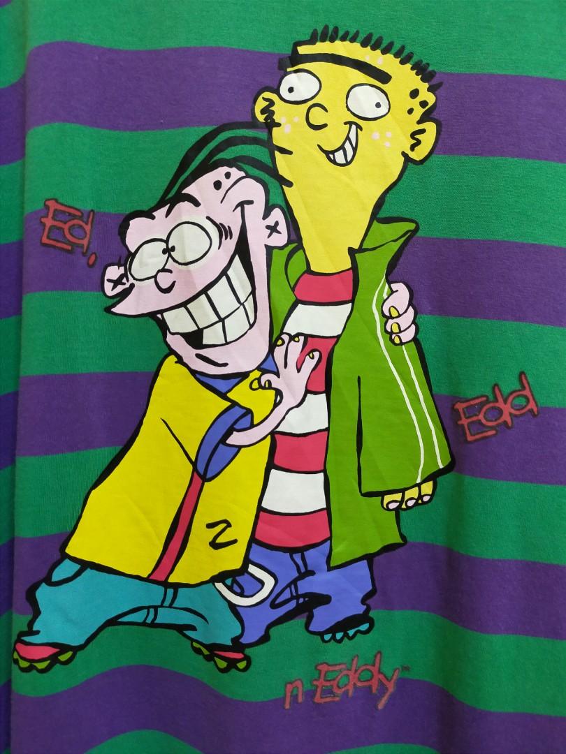 Vintage ED,EDD N EDDY Cartoon Network Longsleeve, Women's Fashion, Tops ...