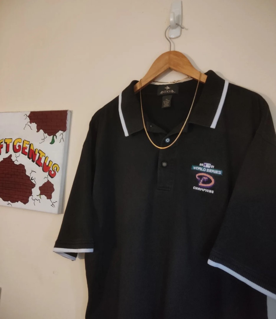 Vintage Diamondbacks Polo shirt by Antigua, Men's Fashion, Tops & Sets ...
