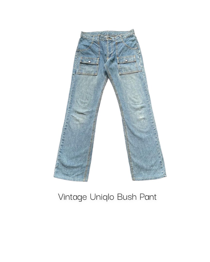Vintage Uniqlo Bush Pant, Men's Fashion, Bottoms, Jeans on Carousell