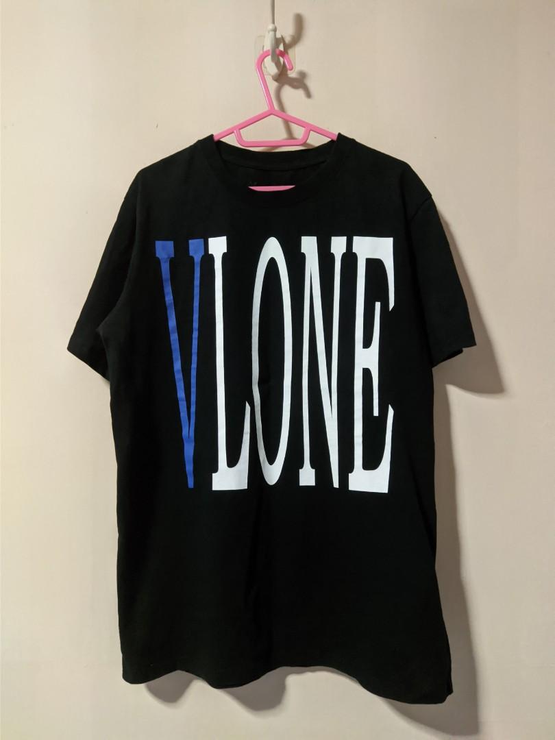 Vlone Blue Logo T-Shirt, Men's Fashion, Tops & Sets, Tshirts & Polo ...