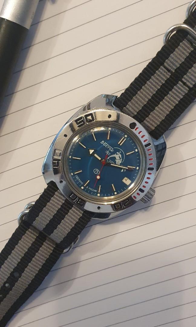 Vostok ambhibia scuba dude automatic dive watch, Men's Fashion, Watches ...