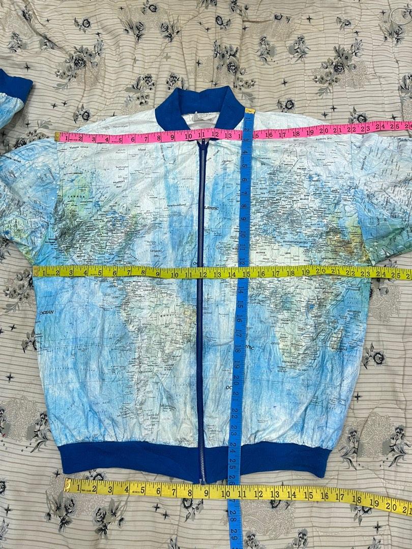 Vv. WORLD MAP JACKET, Men's Fashion, Coats, Jackets and Outerwear on ...
