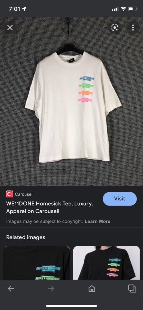 WELLDONE HOMESICK T SHIRT (White), Men's Fashion, Tops & Sets, Tshirts & Polo Shirts on Carousell