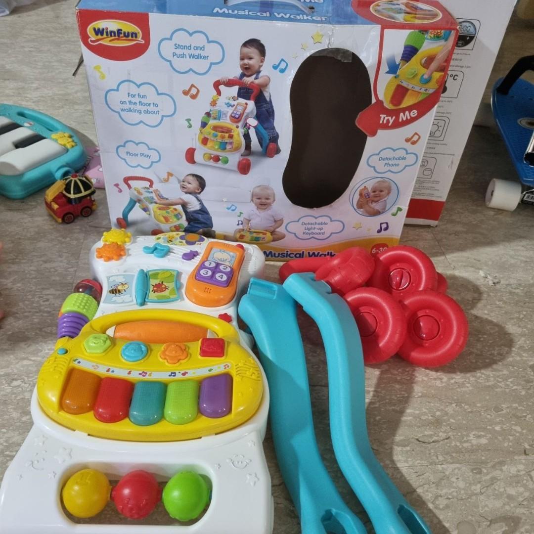WINFUN -Grow with me Musical Walker, Babies & Kids, Infant Playtime on ...