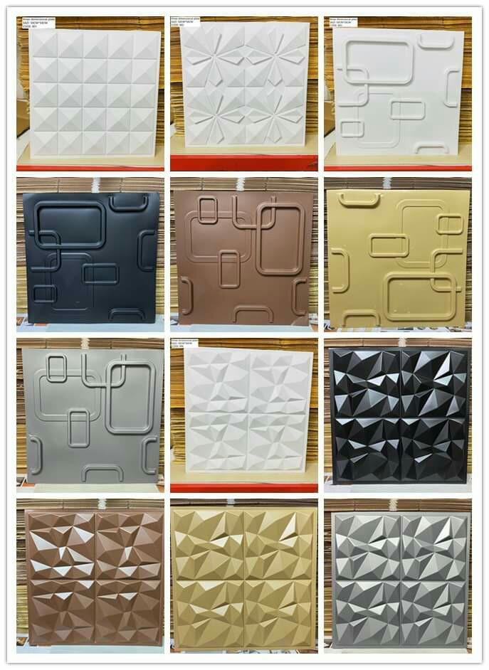Wpc wall panel pvc flutted/floor sticker vynil/ pvc wall 3D/Foambricks ...