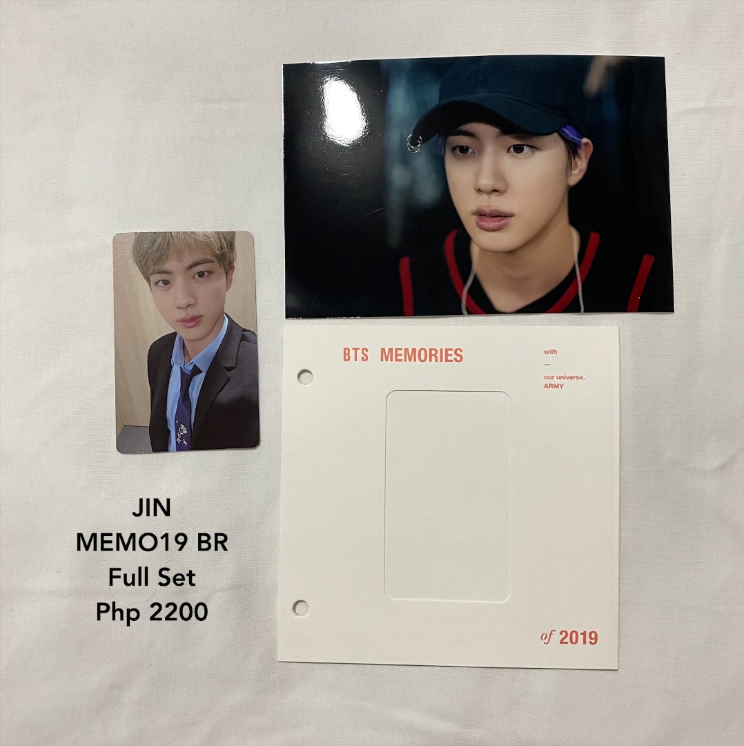 WTS LFB Jin Memo 19 BR PC + Holder & 4x6 Photo, Hobbies & Toys, Memorabilia & Collectibles, K ...