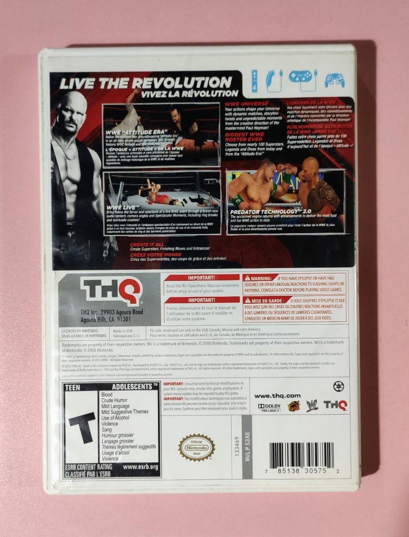 WWE '13 - [WII Game] [NTSC / ENGLISH Language] [CIB / Complete in Box ...