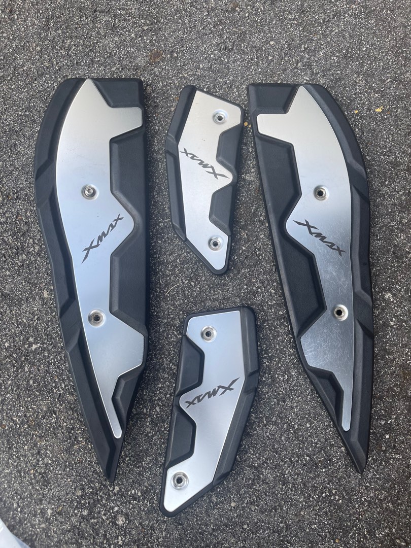 Xmax Silver Floorboard, Motorcycles, Motorcycle Accessories on Carousell