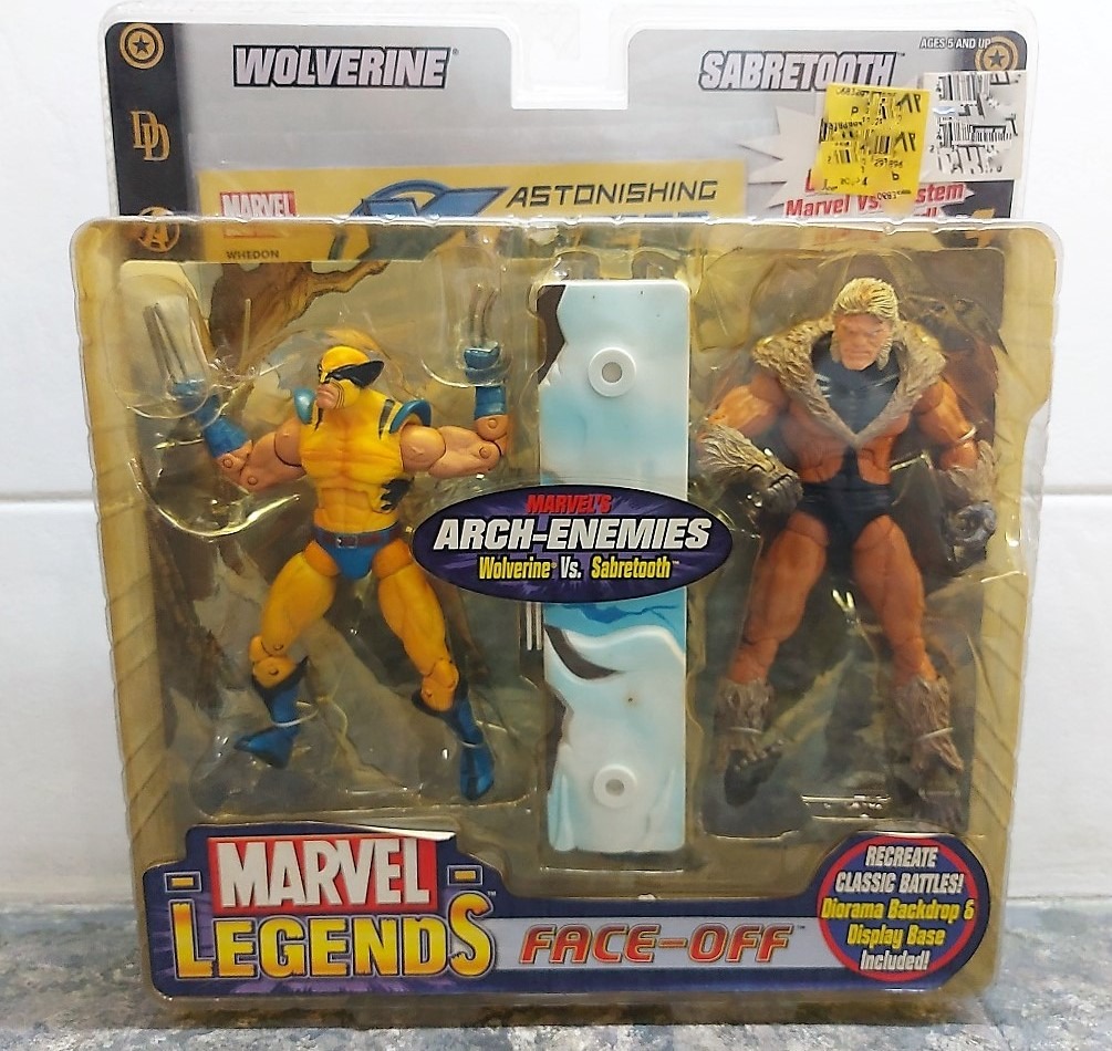X-MEN WOLVERINE VS SABERTOOTH - Marvel Legends Face Off Series, Hobbies ...