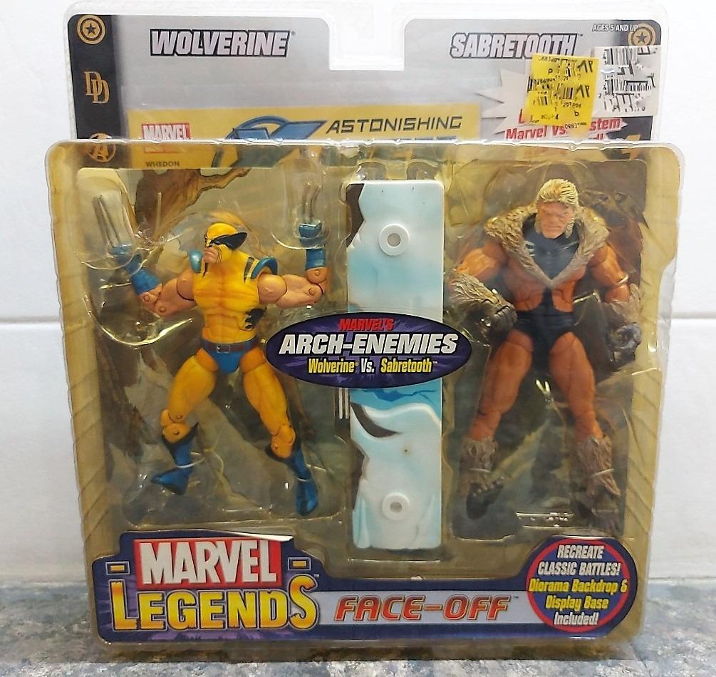 X-MEN WOLVERINE VS SABERTOOTH - Marvel Legends Face Off Series, Hobbies ...