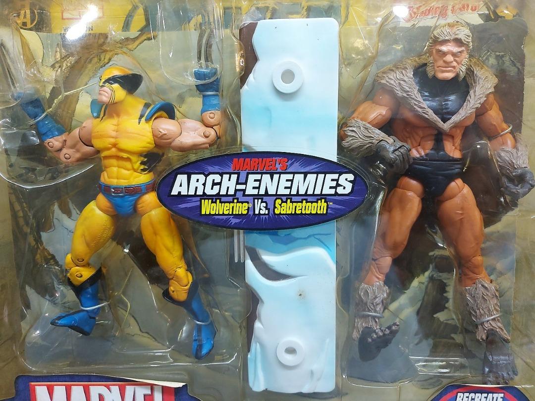 X-MEN WOLVERINE VS SABERTOOTH - Marvel Legends Face Off Series, Hobbies ...