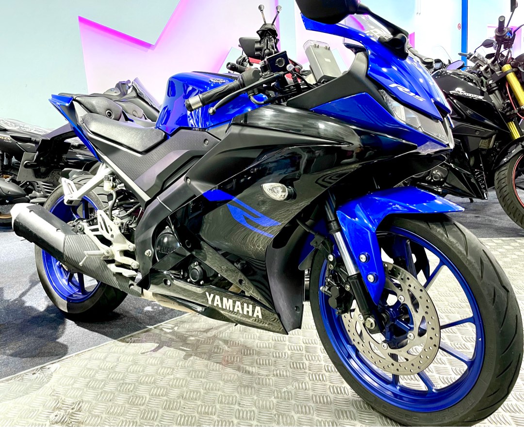 Yamaha YZF R15 V3, Motorcycles, Motorcycles for Sale, Class 2B on Carousell