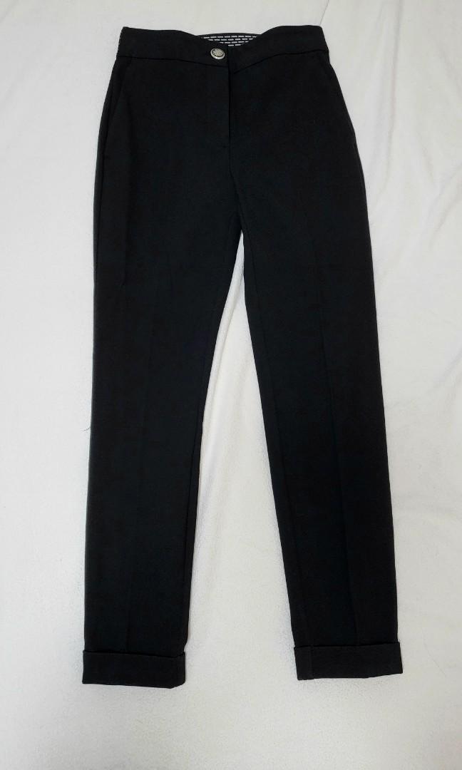 Zara Formal Black Pants, Women's Fashion, Bottoms, Other Bottoms on ...
