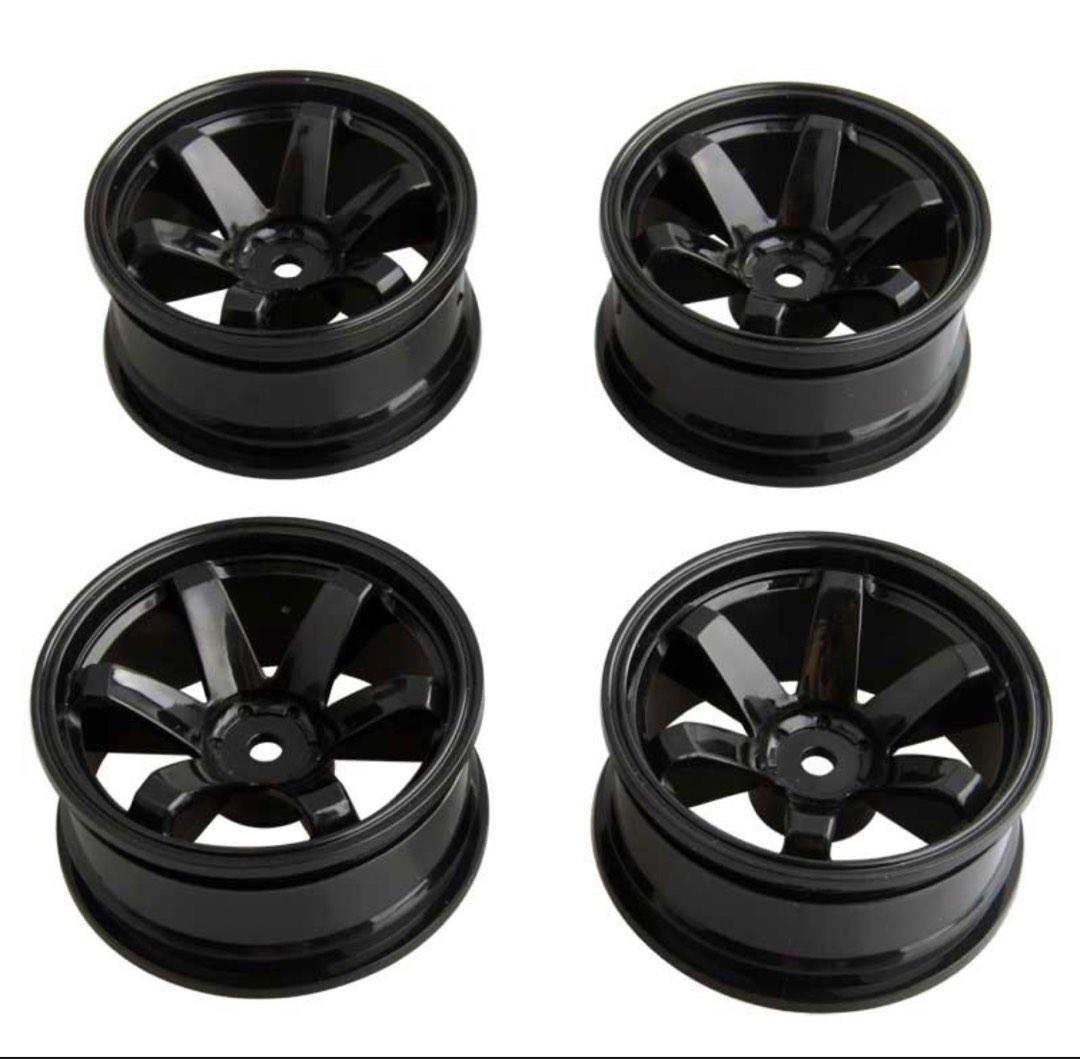 1:10 Scale TE37 Rims for Tamiya/Yokomo/Sakura, Hobbies & Toys, Toys ...