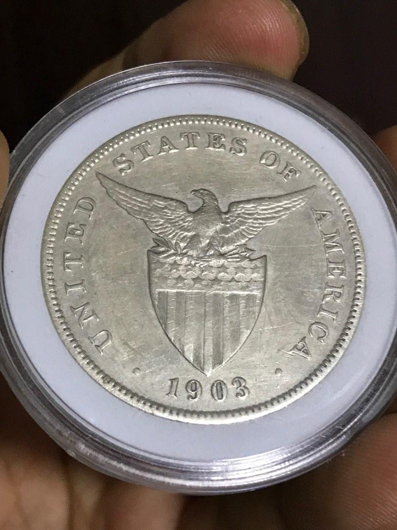 1903 (rare)One Peso Philippines Old coins, Hobbies & Toys, Memorabilia ...