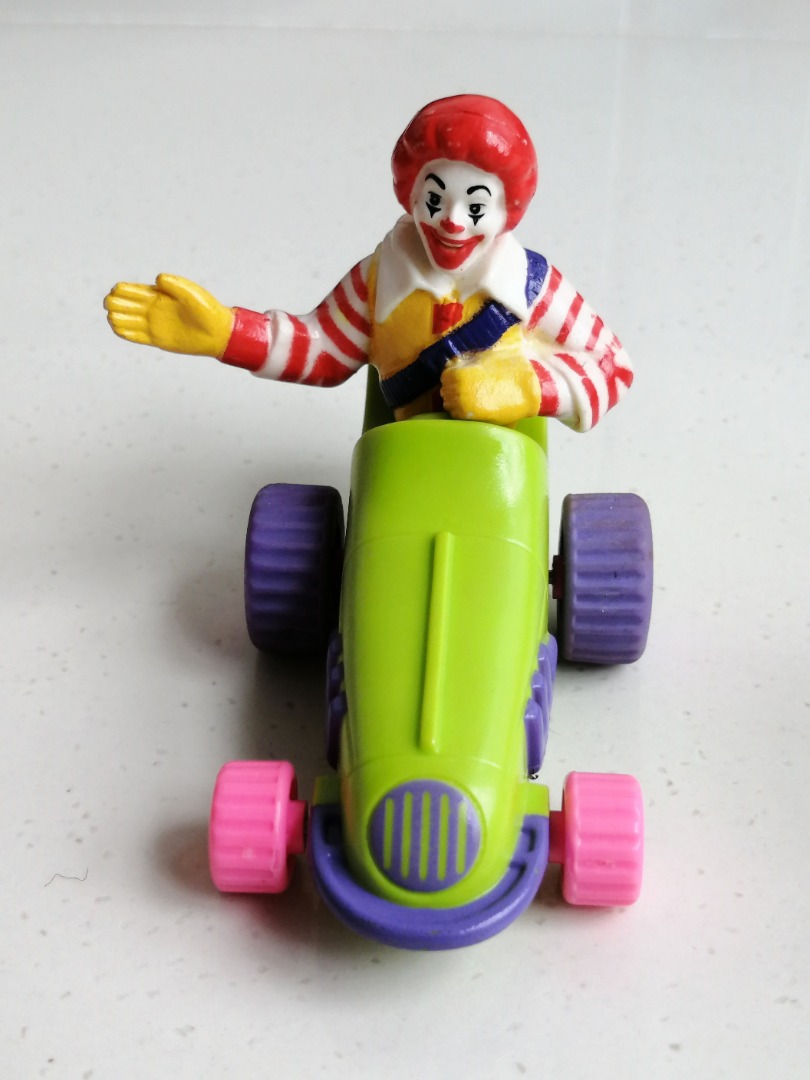 1994 McDonald Rev-ups. Ronald McDonald McDonaldland McDonald’s Happy ...