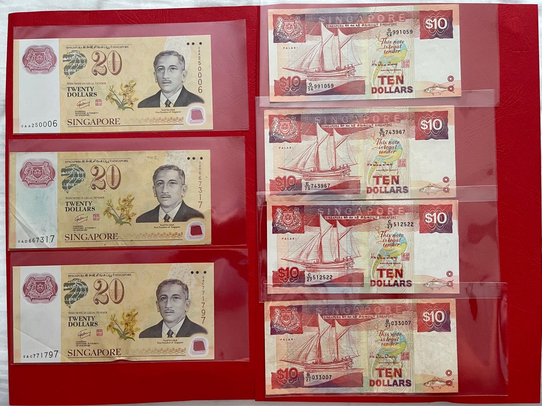 $20 polymer and $10 ship series notes, Hobbies & Toys, Memorabilia ...