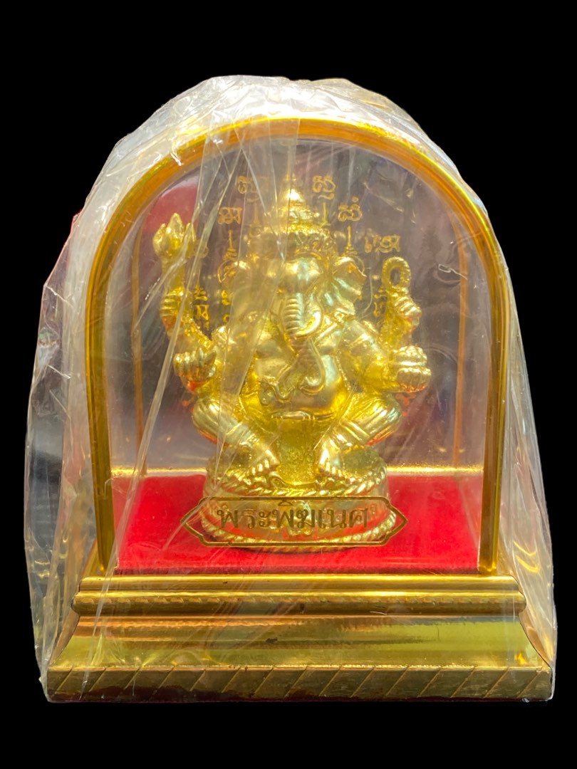 4 hands Phra Pikanet Nur Gelaithong Bucha 3” with original temple box ...