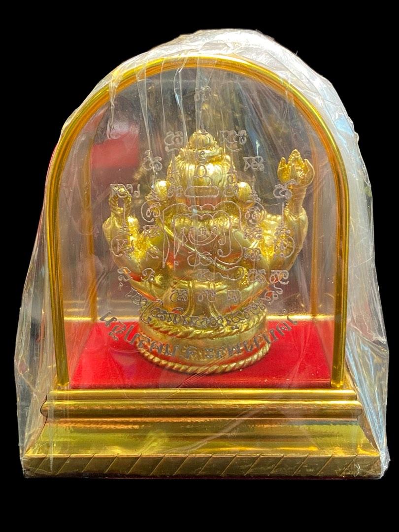 4 hands Phra Pikanet Nur Gelaithong Bucha 3” with original temple box ...