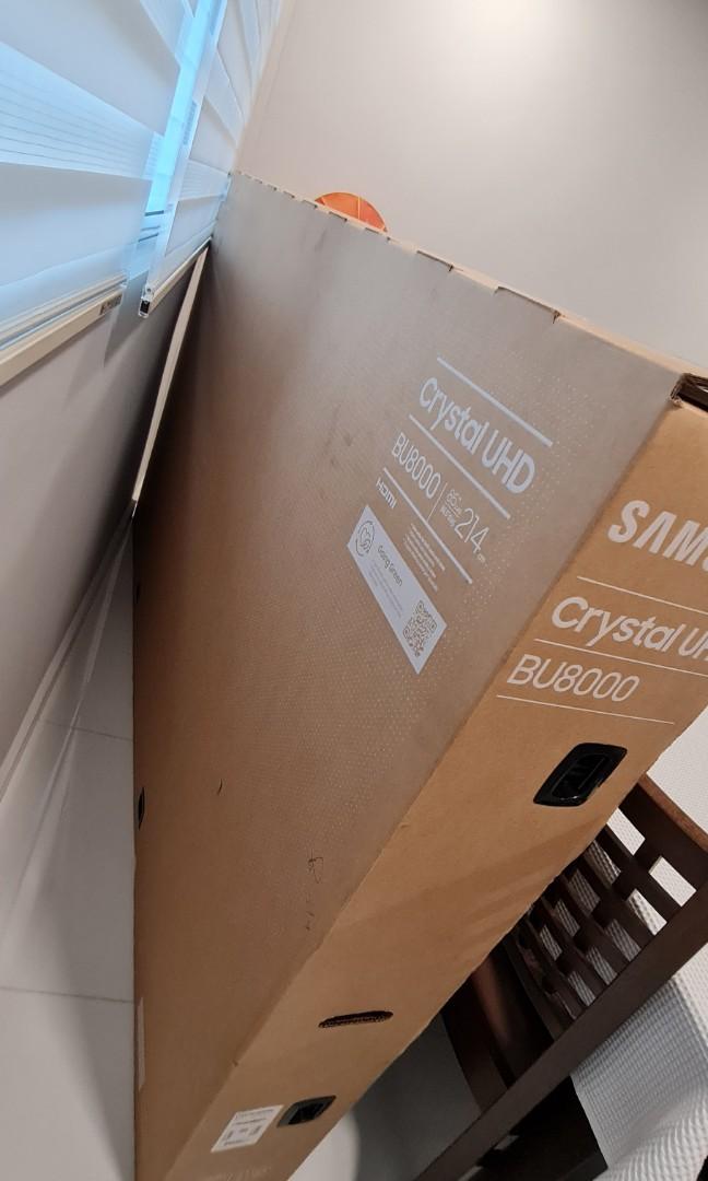 85" Samsung TV Carton Box and Packaging, Furniture & Home Living, Home ...