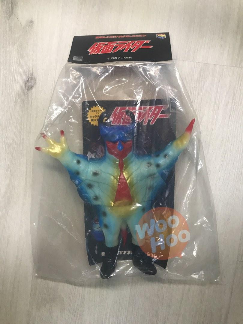 閃電怪人 夜光 艾金克 鰩魚怪人 幪面超人 medicom sofubi sofvi vinyl 搪膠 膠品 大膠 軟膠 糖膠 ソフビ 怪人 超人 bullmark marmit ...