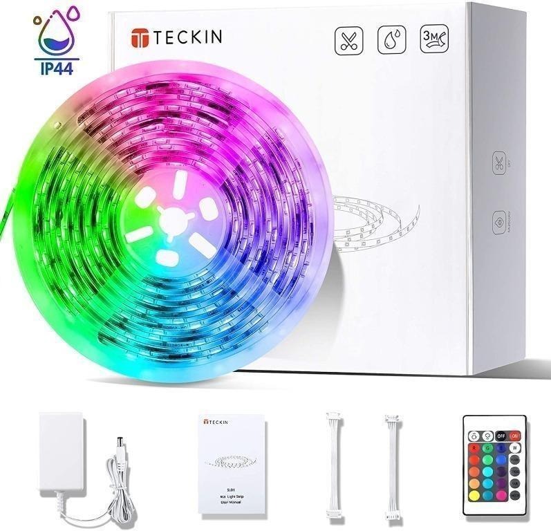A34 TECKIN (SL01) RGB LED Strip Lights (5M), Furniture & Home Living ...