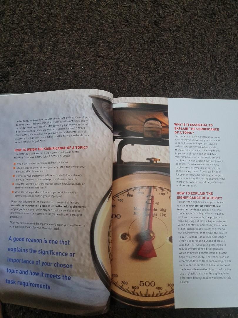 A LEVEL PROJECT WORK TEXTBOOK, Hobbies & Toys, Books & Magazines ...