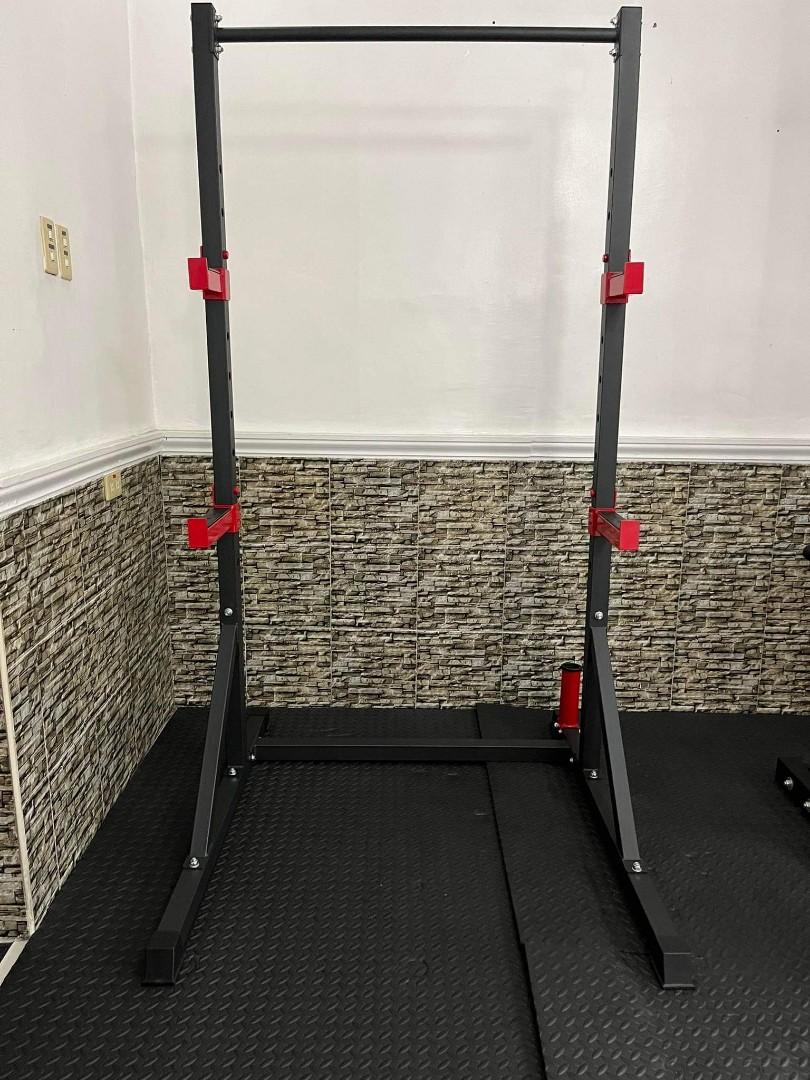Adjustable half rack 7ft height, Sports Equipment, Exercise & Fitness ...