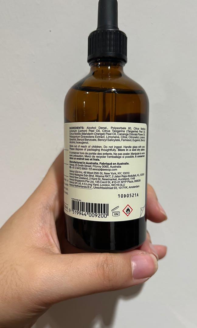 Aesop Post-Poo Drops 100ml, Furniture & Home Living, Home Fragrance on ...