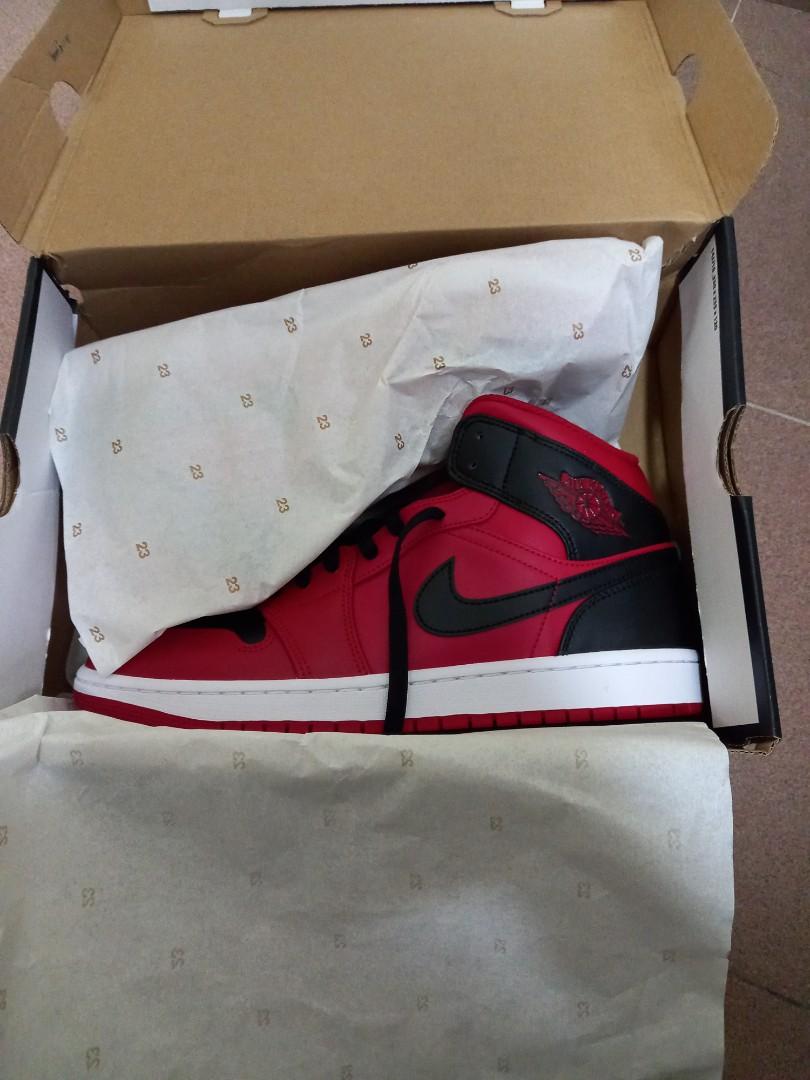 Air jordan 1s Red, Men's Fashion, Footwear, Sneakers on Carousell