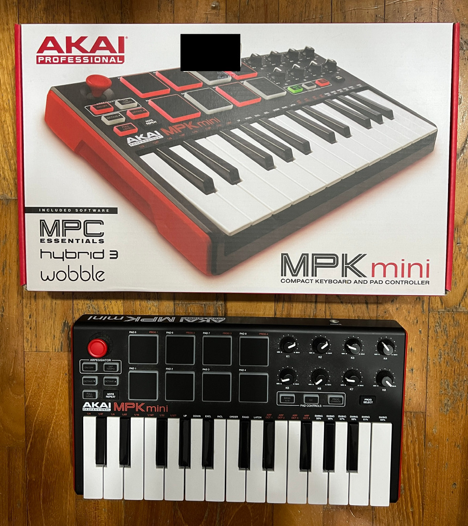 Akai MPK Mini Mk2 Compact Keyboard Controller, Hobbies & Toys, Music ...