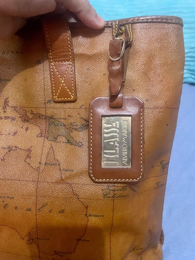 Alviero Martini Large Tote Map Bag, Luxury, Bags & Wallets on Carousell