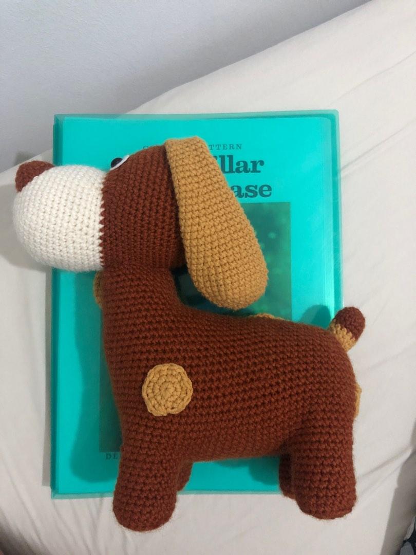 Amigurumi Bruno dog, Hobbies & Toys, Stationery & Craft, Handmade Craft ...