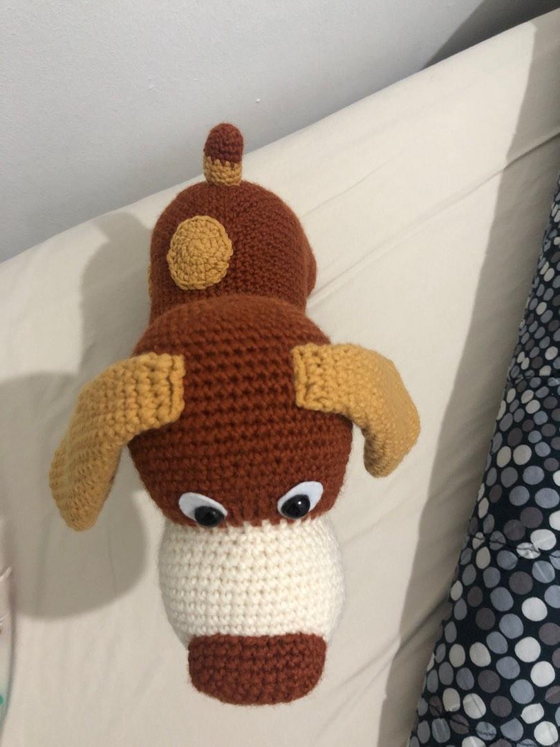 Amigurumi Bruno dog, Hobbies & Toys, Stationery & Craft, Handmade Craft ...