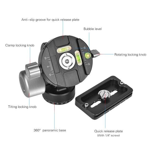 panoramic tripod head