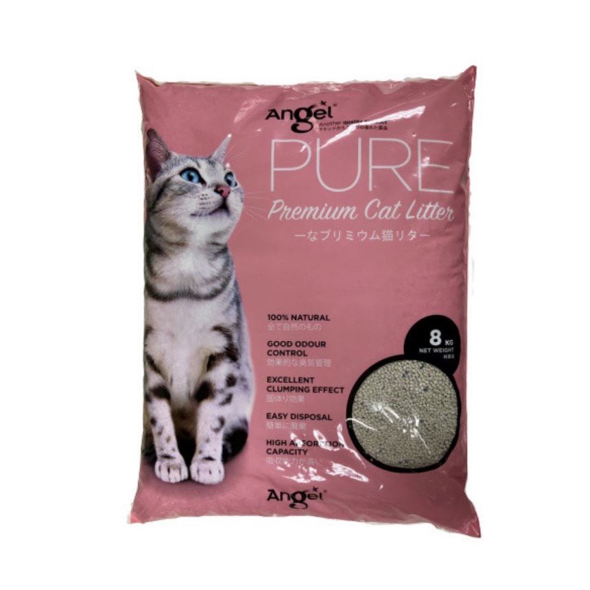Angel Pure Premium Cat Litter Unscented, Pet Supplies, Health ...