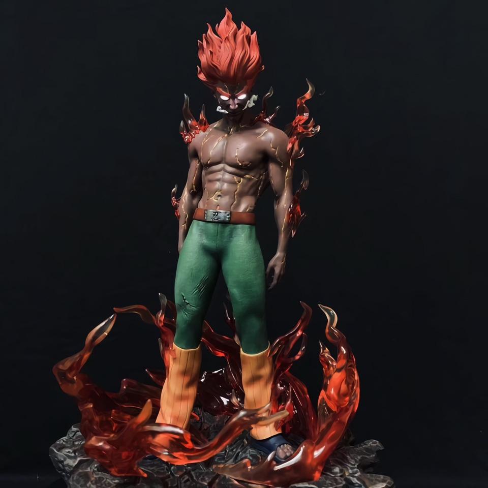 Anime Might Guy Konoha Naruto Shippuden Action Figure Eyes Can Light ...