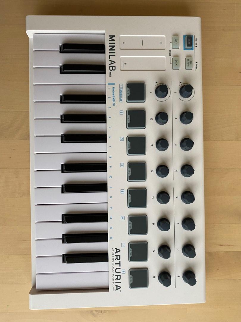 Arturia MiniLab Mk2 MIDI Controller, Hobbies & Toys, Music & Media ...