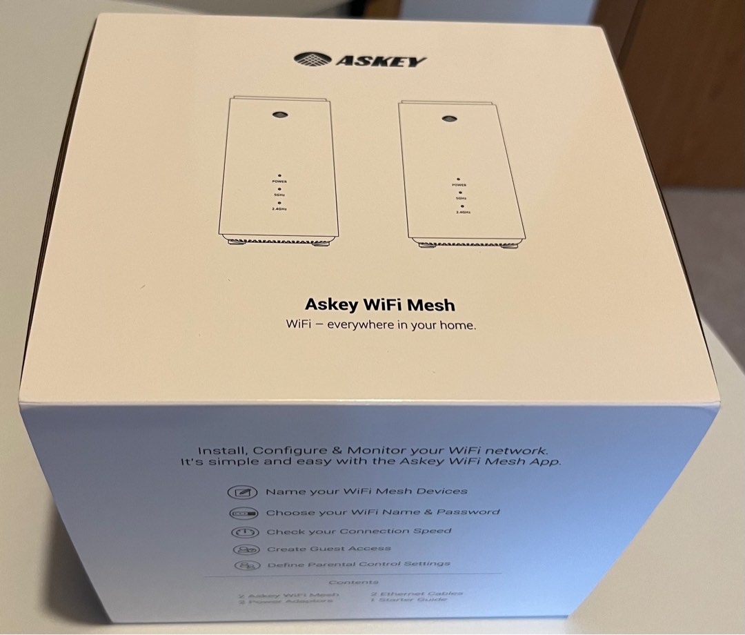 Askey wifi mesh. Brand new., Computers & Tech, Parts & Accessories ...