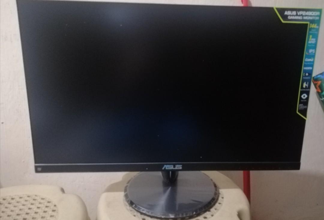 Asus VP249 LCD MONITOR 23.8" 144hz, Computers & Tech, Parts ...
