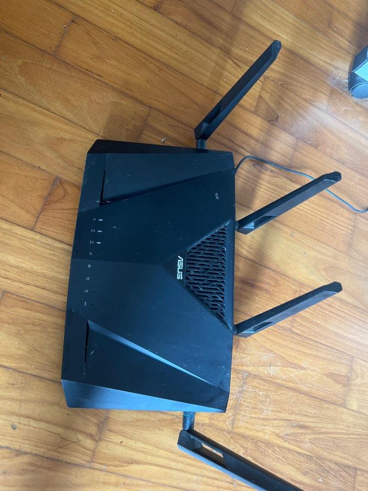 Asus wireless gaming router RT 3100, Computers & Tech, Parts ...