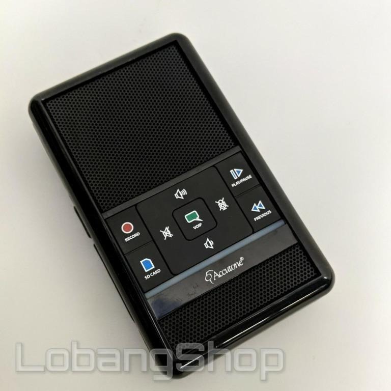 Authentic Accutone V9 USB Speakerphone With Built in Voice Recorder ...