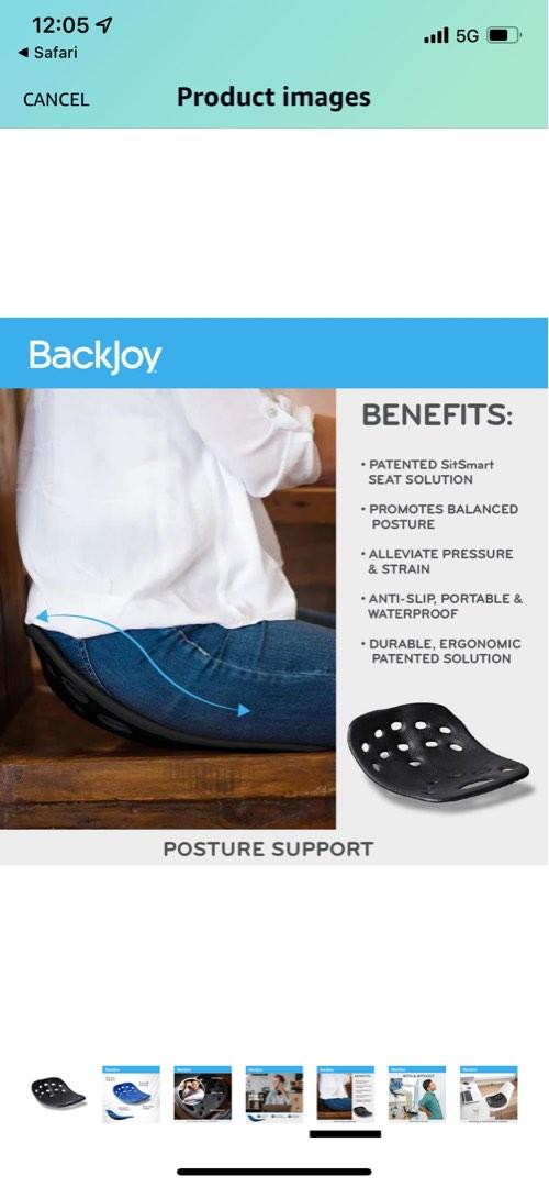 BackJoy SitSmart Posture Plus seater, Health & Nutrition, Braces, Support & Protection on Carousell