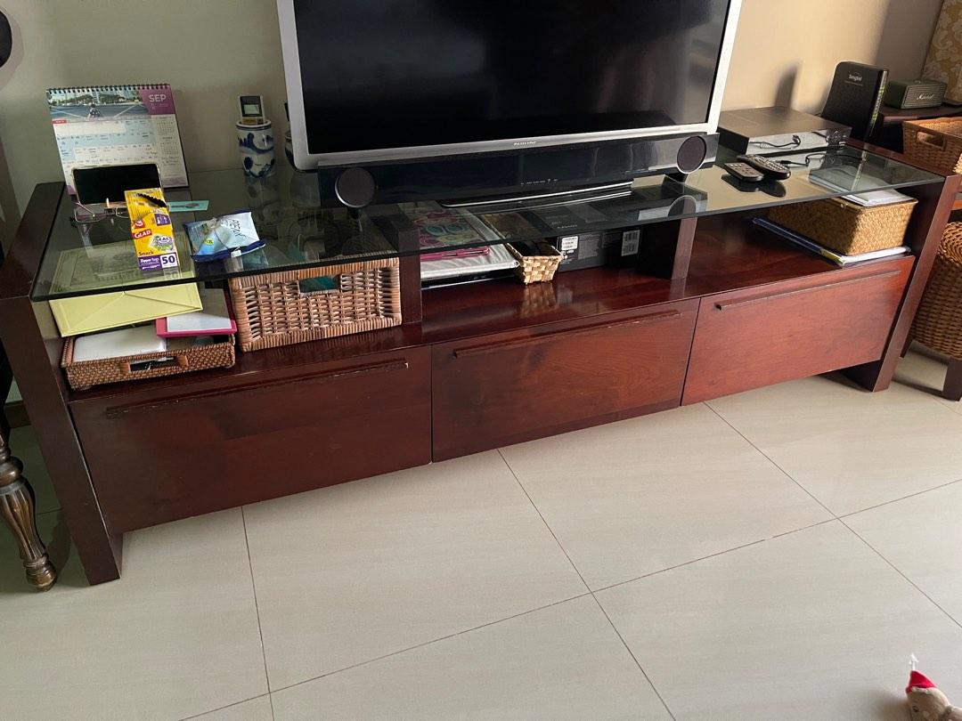 Barang barang tv console with drawers, Furniture & Home Living ...