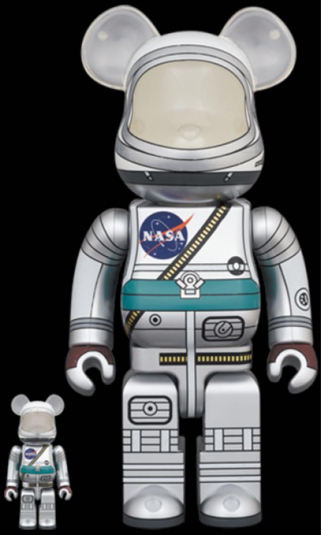 Bearbrick Be@rbrick Project Mercury Astronaut 400% and 100%, Hobbies ...