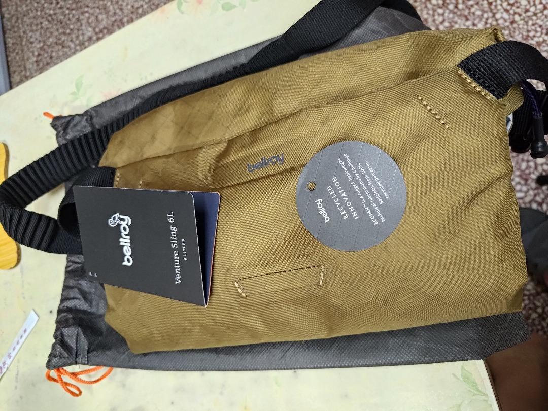 Bellroy Venture Sling 6L ECOPAK™ Edition 6L Coyote 斜揹袋, 男裝, 袋, 腰袋、手提袋、小 ...