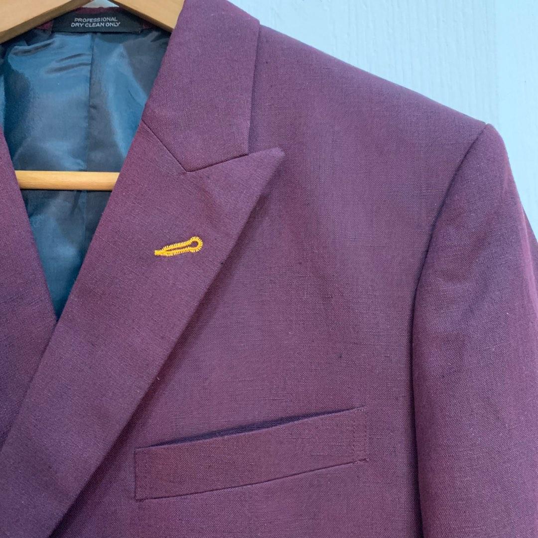 Benjamin Barker Double Breasted Blazer Jacket, Men's Fashion, Coats ...